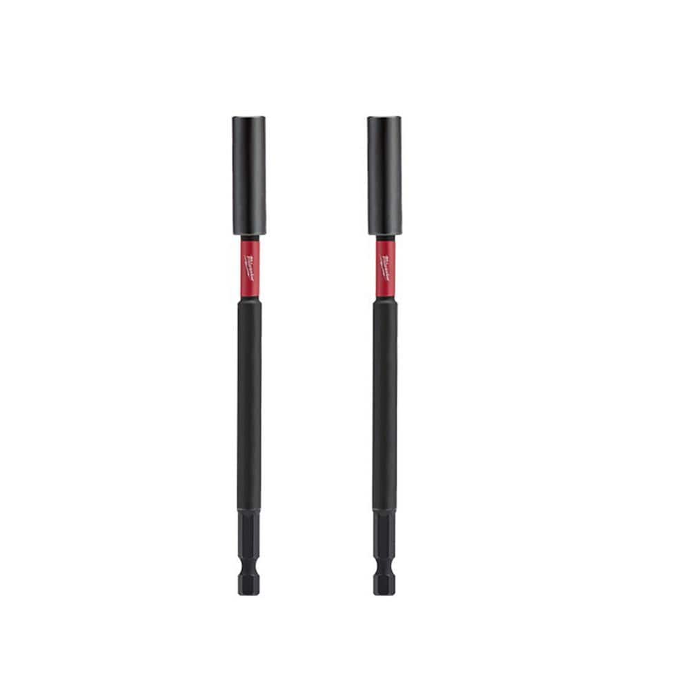 Milwaukee SHOCKWAVE Impact Duty 6 in. Magnetic Bit Holder (2-Pack) 48 ...