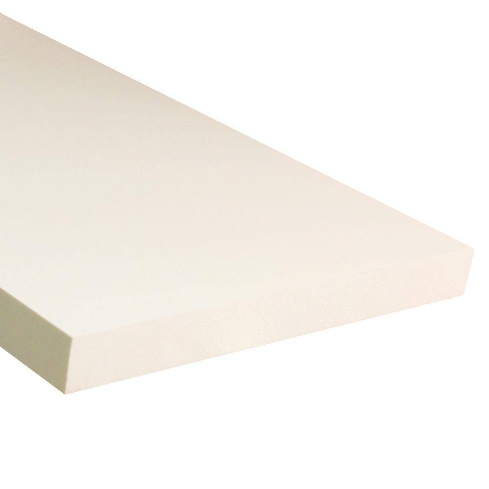 Veranda 1 in. x 12 in. x 8 ft. Bright White Cellular PVC Trim ...