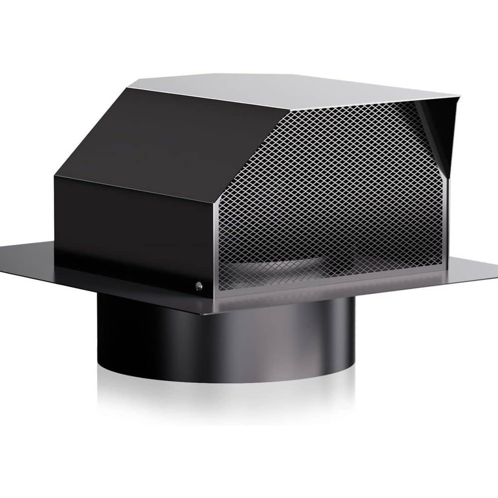 LSFA 8 in. Roof Vent Cover, Roof Vent, Waterproof Galvanized Steel ...