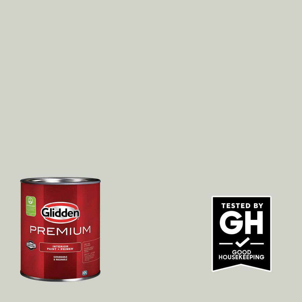 Glidden Premium 1 qt. PPG1128-2 Frivolous Folly Satin Interior Latex ...