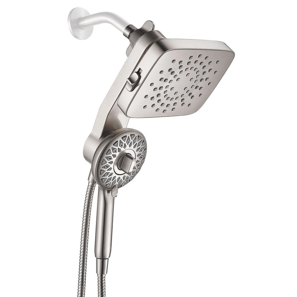 cobbe Magnetic 2-in-1 7-Spray Adjustable Dual Shower Heads Wall Mount ...