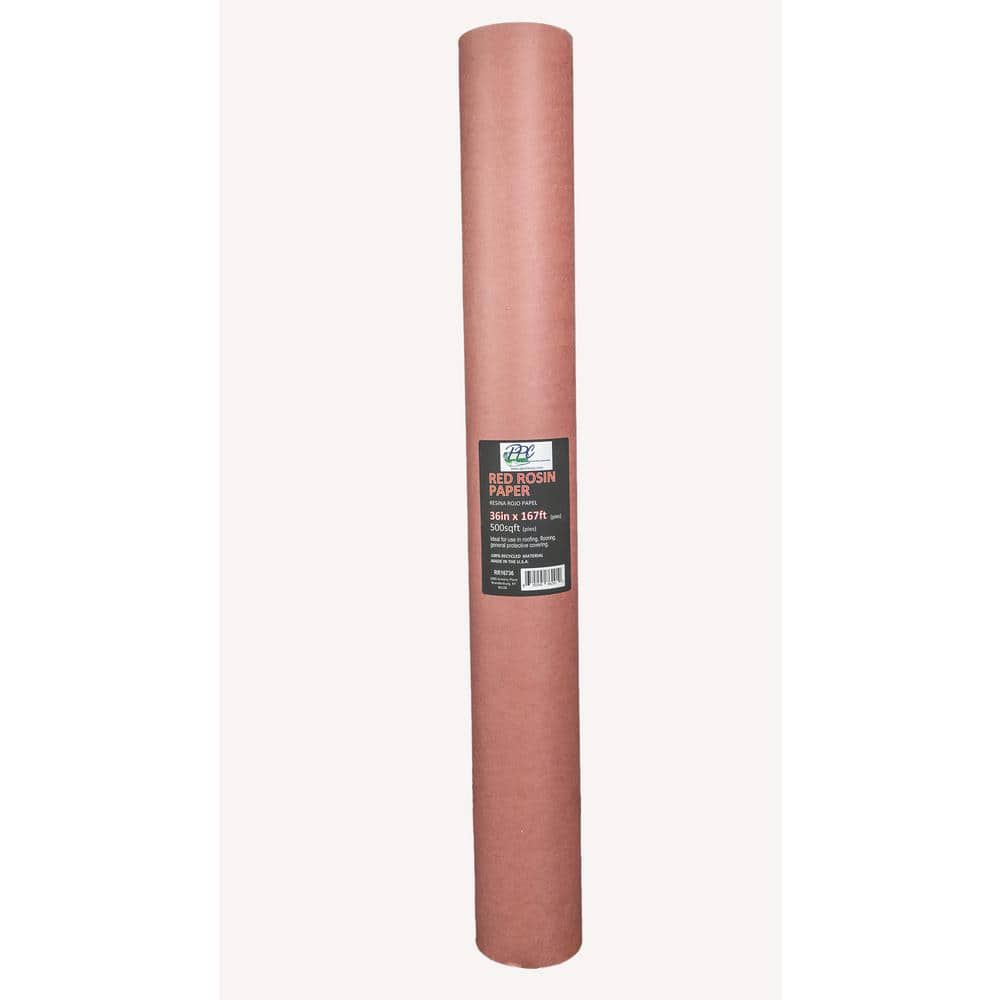 PPC 36 in. x 167 ft. Red Rosin Paper RR16736 - The Home Depot
