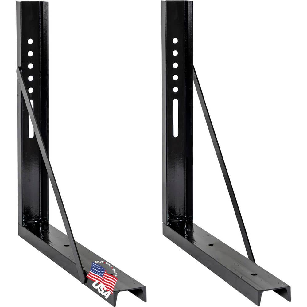 BUYERS PRODUCTS 24 in. x 24 in. Welded Black Structural Steel Mounting ...