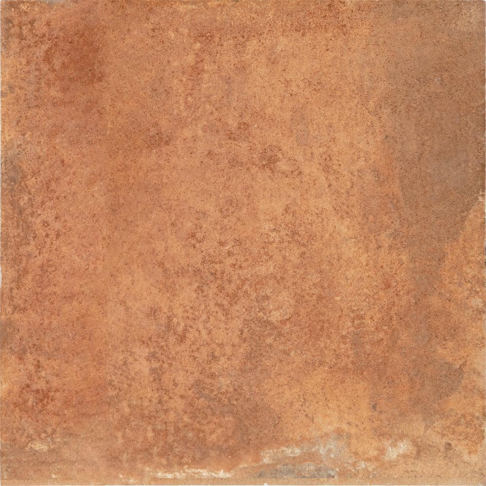 Marazzi Cotto Revival Rust 8 in. x 8 in. Matte Porcelain Floor and Wall Tile (11 sq. ft. /case ...