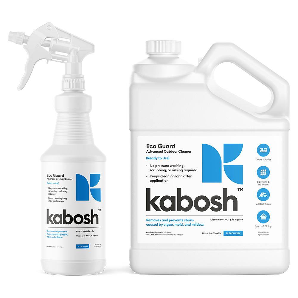 KABOSH Eco Guard 128 oz. Advanced Outdoor Multi-Surface Cleaner for ...