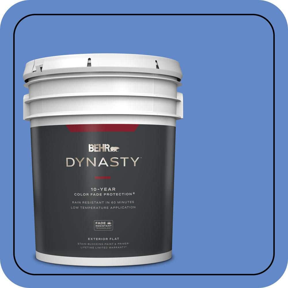 BEHR DYNASTY 5 gal. #P530-5 Integrity Flat Exterior Stain-Blocking ...