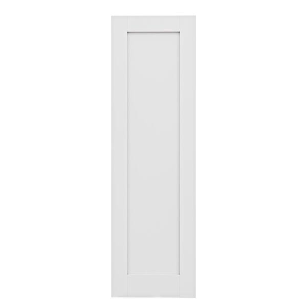 ARK DESIGN 24 in. W. x 80 in. White Primed MDF Blank Solid Core Door ...