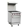 Magic Chef 24 in. Commercial Gas Range in Stainless Steel M24GR - The ...
