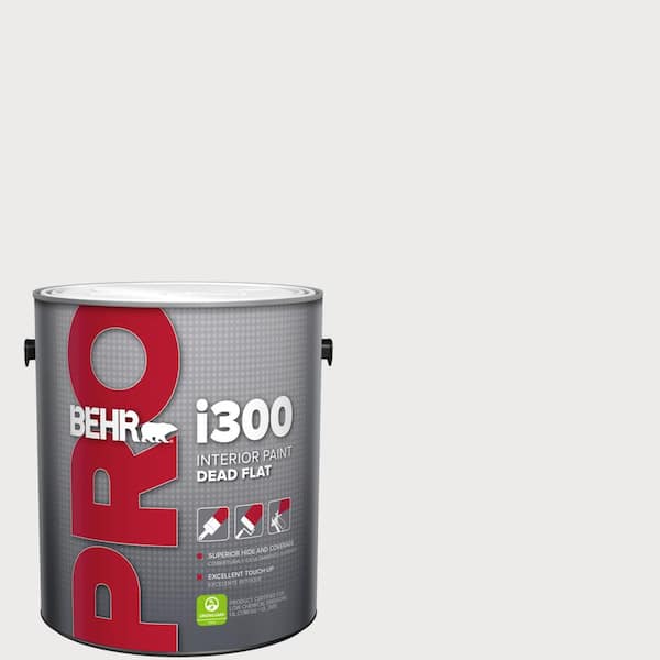 BEHR PRO 1 gal. #640E-1 Silver Chalice Dead Flat Interior Paint PR31001 ...