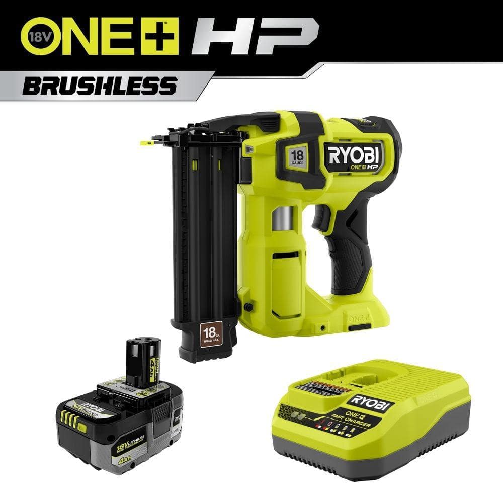 Reviews for RYOBI ONE+ HP 18V 18-Gauge Brushless Cordless AirStrike ...