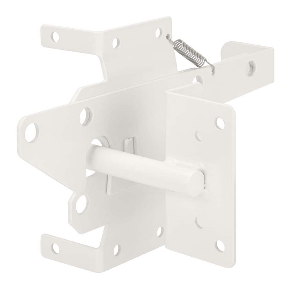 Laybus Metal Self-Locking Gate Latch Heavy Duty Post Mount Automatic ...