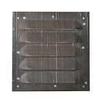 Master Flow 6 in. x 6 in. Galvanized 26 Gauge Louver 26L6X6G