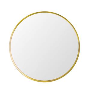 20 in. W x 20 in. H Round Metal Framed Wall Bathroom Vanity Mirror in ...