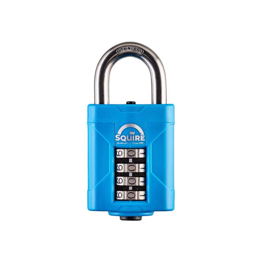SQUIRE All Weather 2 in. Wide Marine Combination Padlock with Steel ...
