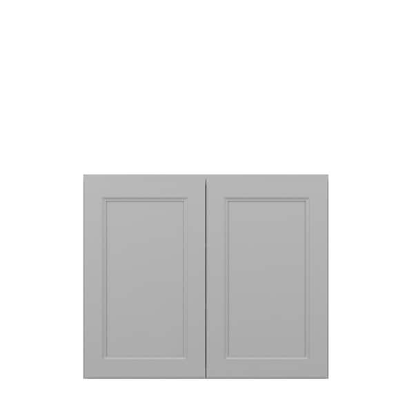 Kunal Kitchens Rockingham Recessed 36 in. W x 30 in. H x 12 in. D in Painted Stratus Plywood ...