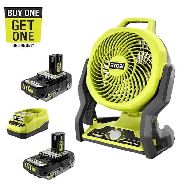 Reviews for RYOBI ONE+ 18V Cordless Hybrid 7.5 in. Fan Kit w/ (2) 2Ah ...