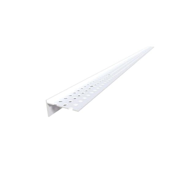 Trim-Tex 1.25 in x .5 in x10 ft. Vinyl Architectural Drywall L Trim ...