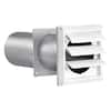 Lambro Plastic Louvered Vent in White 267W - The Home Depot