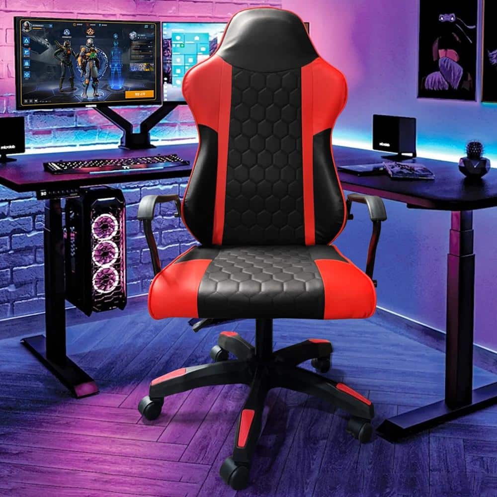 Yangming Black/Red Office Chair, Gaming Chair Comfortable Ergonomic ...