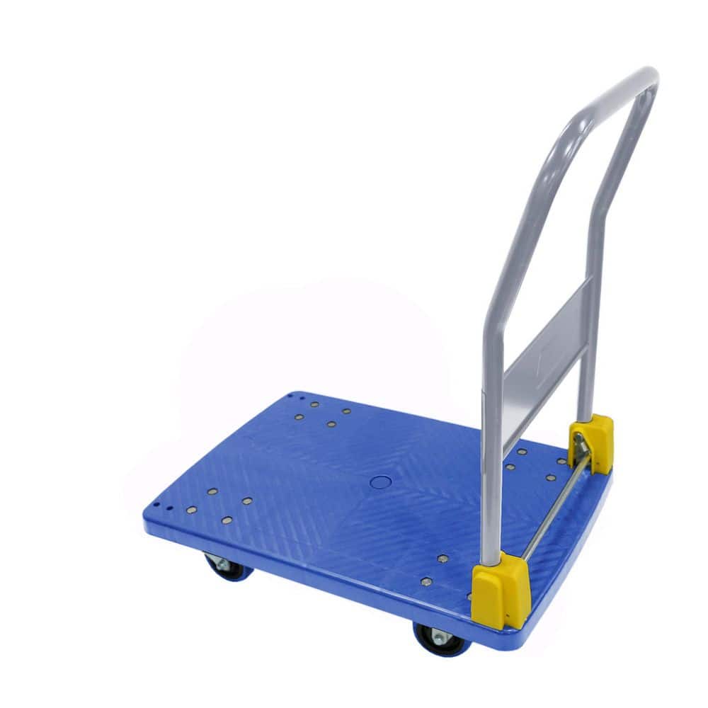 Miscool 440lbs. Capacity Heavy-Duty Steel Platform Flatbed Cart ...