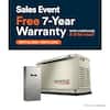Generac 24,000 Watt - Dual Fuel Air- Cooled Whole House Home Standby ...