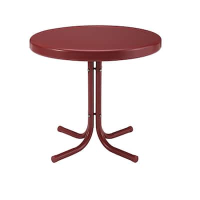 Red - Outdoor Side Tables - Patio Tables - The Home Depot