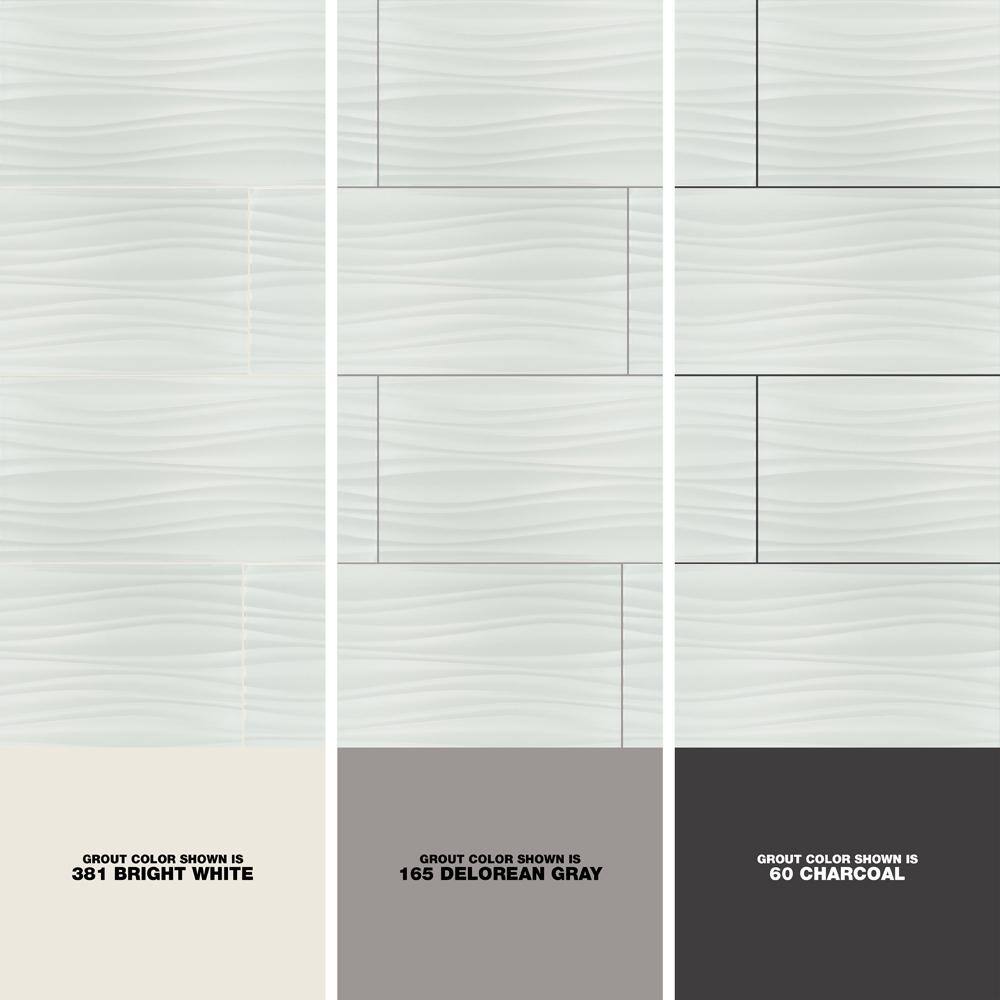 Buy Sapheda Riptide Satin 12 in. x 24 in. Matte Ceramic Stone Look Wall ...