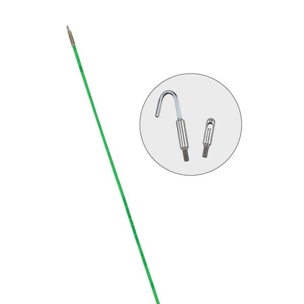 Klein Tools 5 ft. Hi-Flex Glow Fish Rod 50051 - The Home Depot