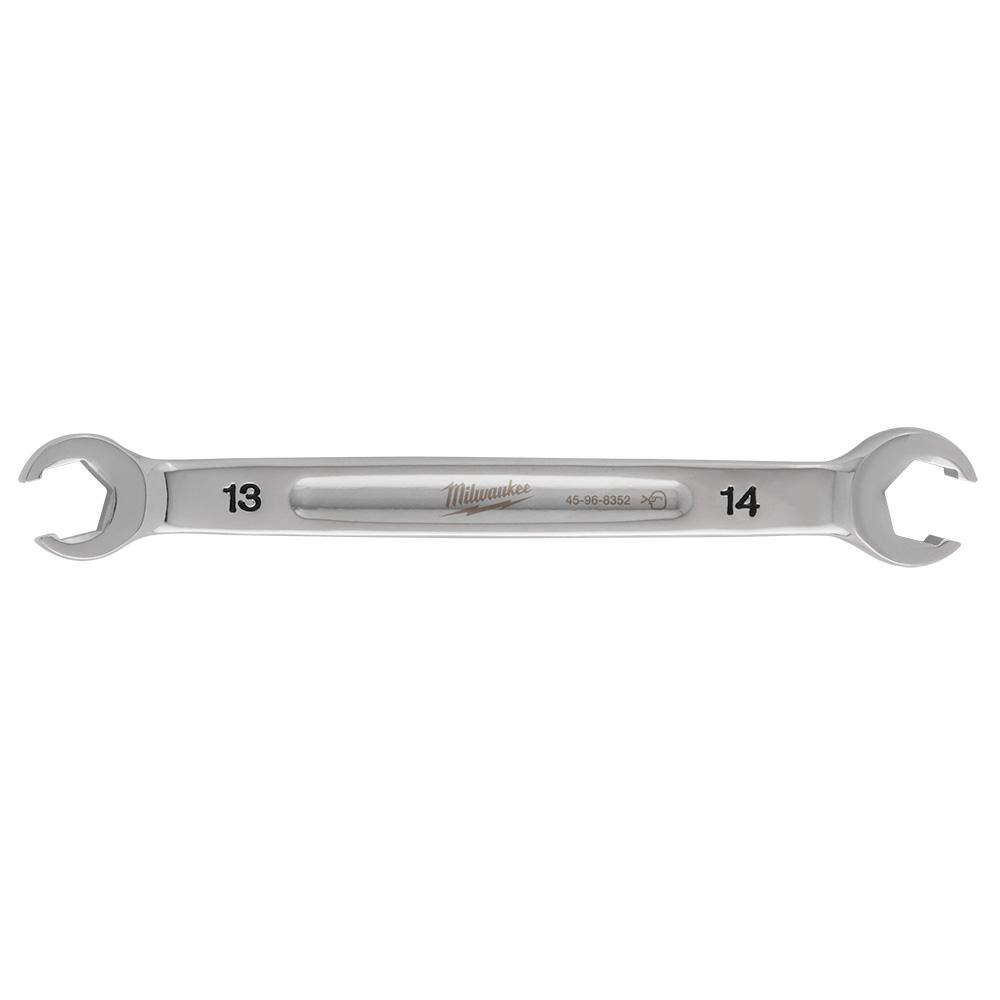 Milwaukee 13 Mm X 14 Mm Double End Flare Nut Wrench 45 96 8352 The