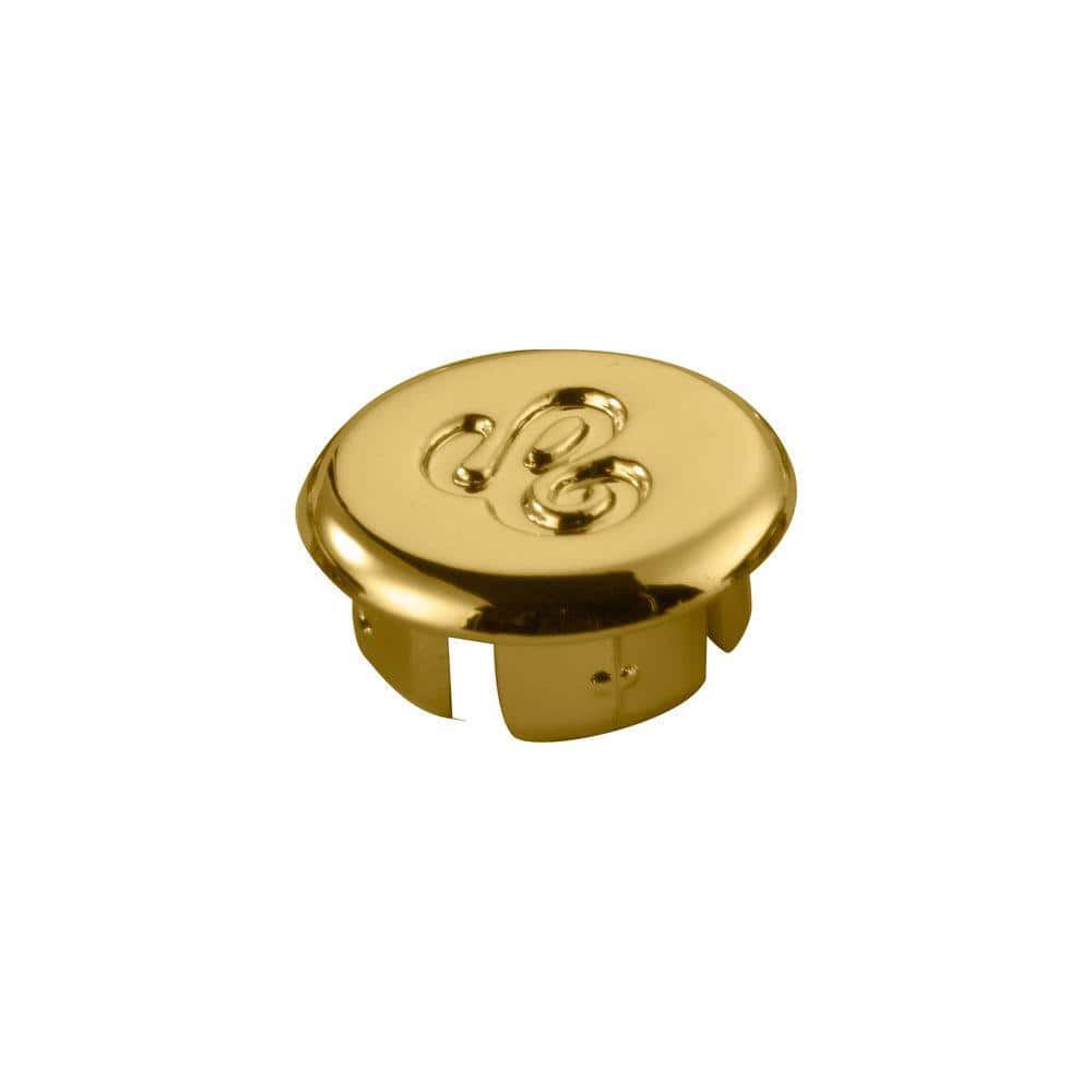 Glacier Bay Faucet Index Cap, Polished Brass - Cold RP90028 - The Home ...