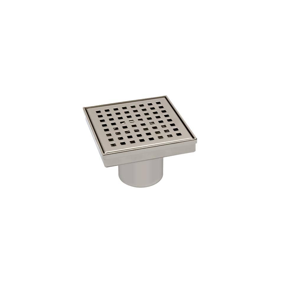 Innova 4 in. Square Pattern Grid Designer Square Drain PF3024-BN - The ...
