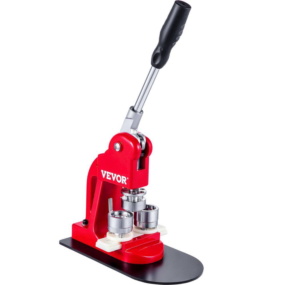 VEVOR Button Badge Maker Machine 1 in. with Button Parts and 25 mm ...