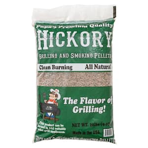 20 lbs. Hickory, Wood Pellets, Papa's Premium Quality GPH2018 - The ...