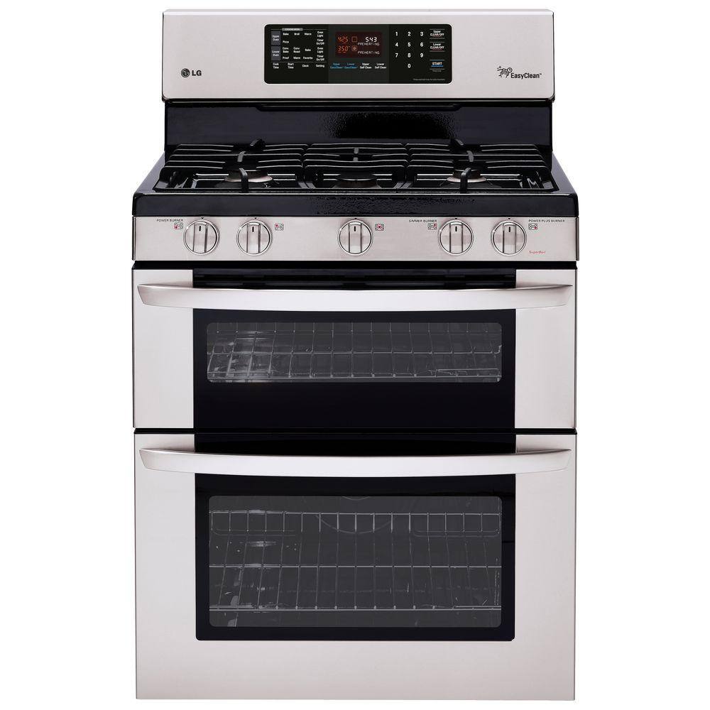 Reviews for LG Electronics 6.1 cu. ft. Double Oven Gas Range with ...