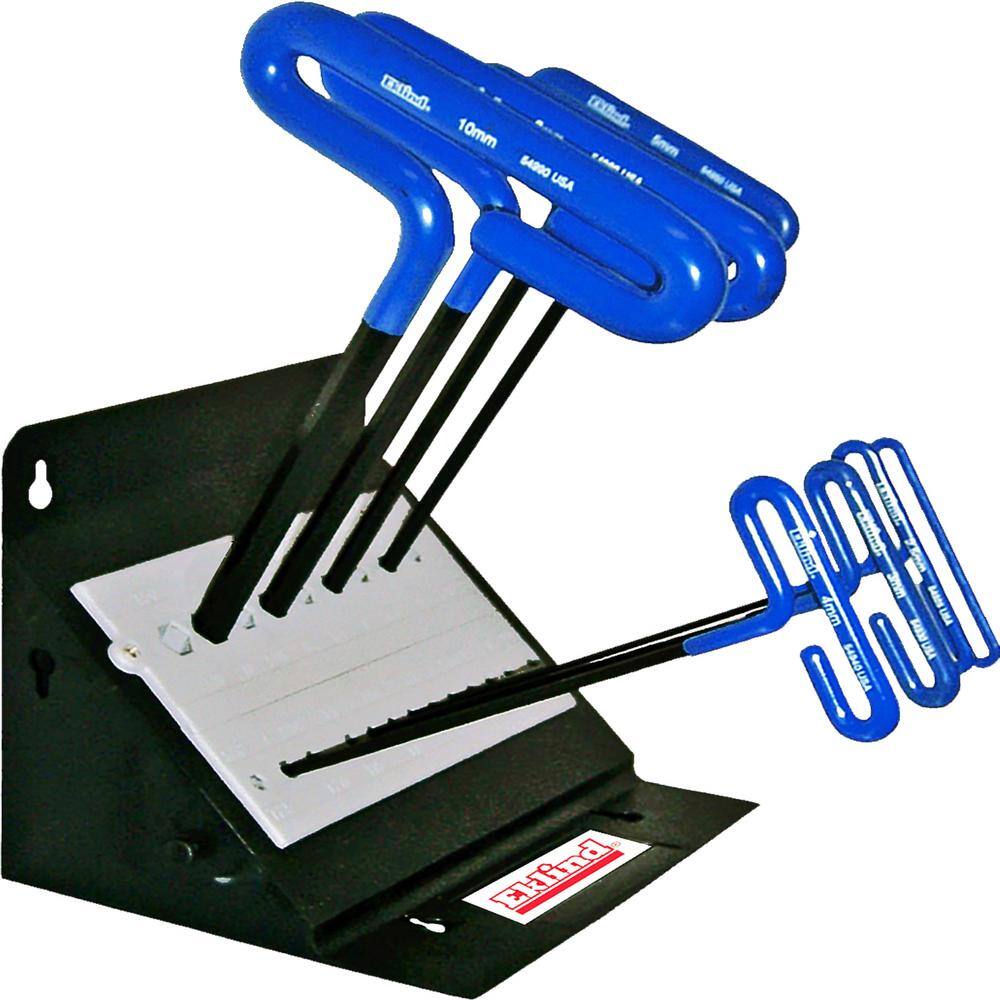 Eklind Cushion Grip Hex T Key Allen Wrench 8 Pieces Set Metric MM