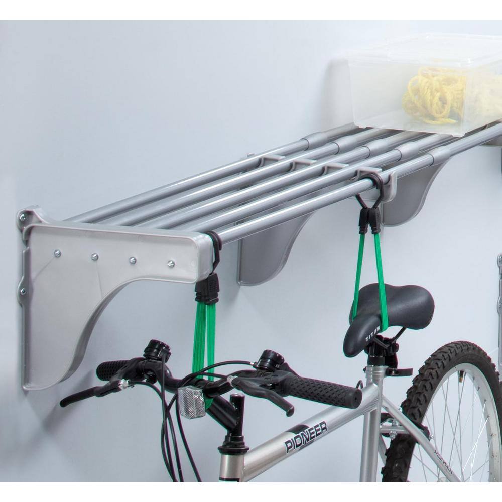 Reviews for EZ Shelf 40 in. - 75 in. Metal 3-Expandable Garage Shelf in ...