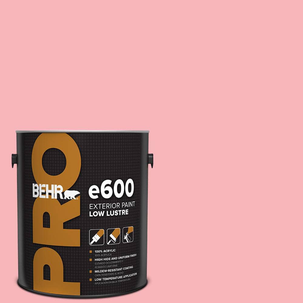 BEHR PRO 1 gal. #130A-3 Ballerina Pink Low Luster Exterior Paint ...