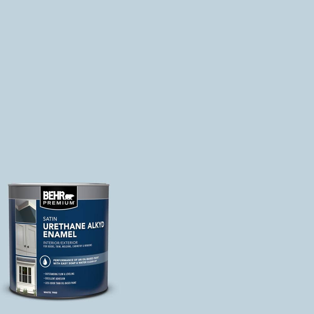 BEHR PREMIUM 1 qt. #550E-2 Eminence Satin Enamel Urethane Alkyd ...