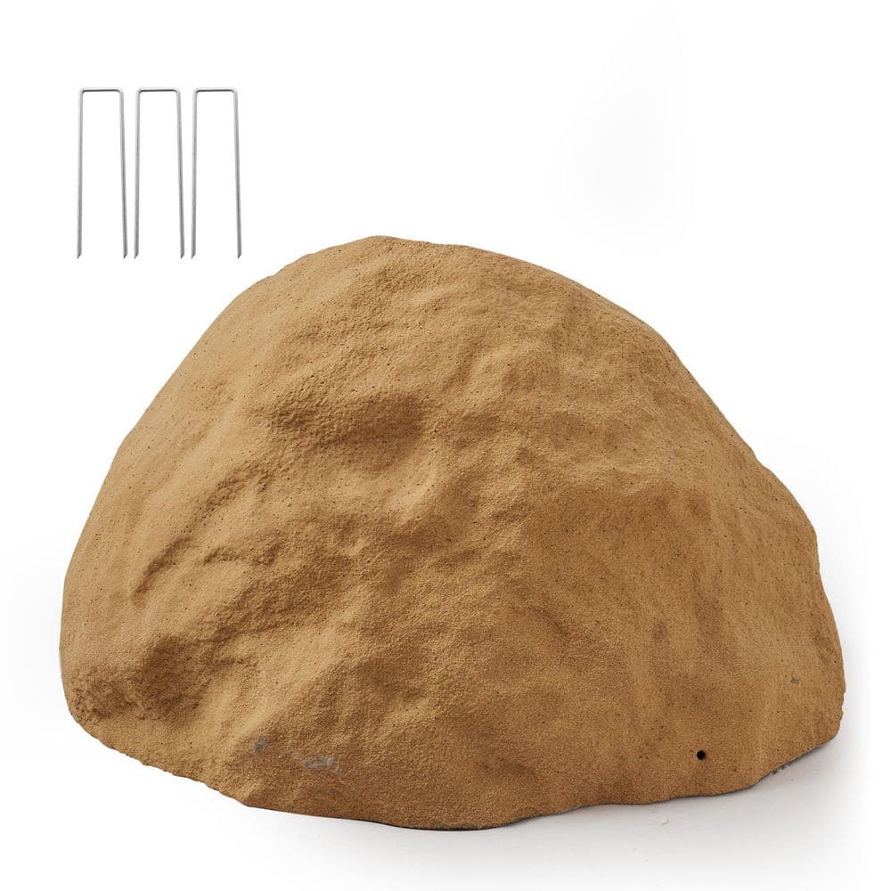 SVOPES Faux Rock Cover Outdoor Decorative Artificial Rock for ...