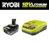 RYOBI ONE+ 18V HIGH PERFORMANCE Starter Kit with 4.0 Ah Battery and ...