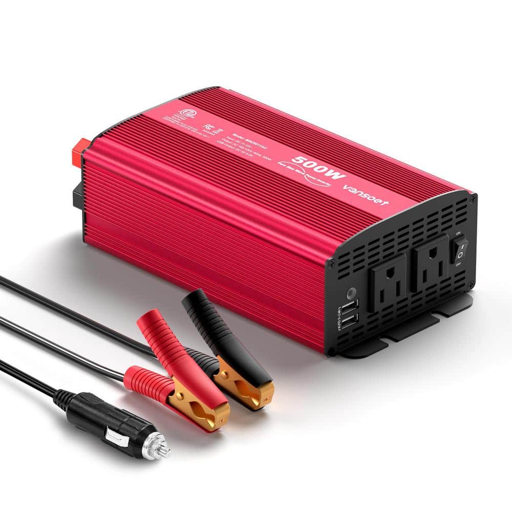 Lukyamzn Isolated Voltage Protection 500W Power Inverter DC to AC Car ...