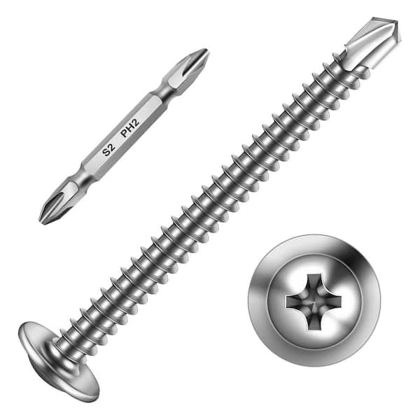Have a question about MYWISH #8 x 2 in. Stainless Steel Phillips Truss Head Self-Drilling Screws ...