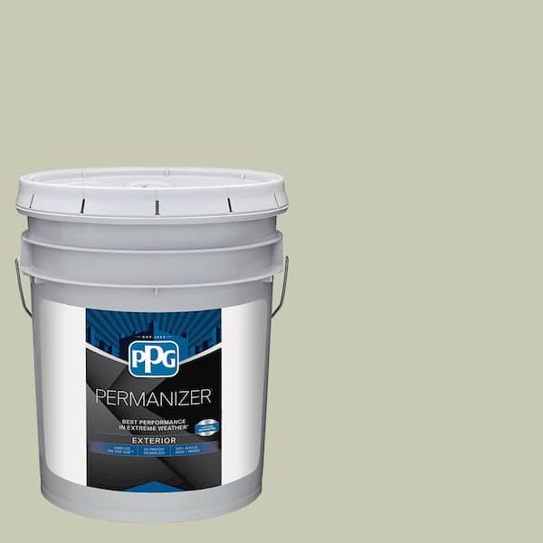 PERMANIZER 5 gal. PPG1125-3 Whispering Pine Satin Exterior Paint ... PERMANIZER 5 gal. PPG1125-3 Whispering Pine Satin Exterior Paint ...