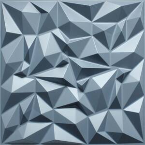 Dundee Deco Falkirk Ross 2/25 in. x 19.7 in. x 19.7 in. White PVC ...