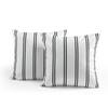 Zinus Tecoria Navy Candy Stripe Outdoor Square Throw Pillow Set HD-PFP ...