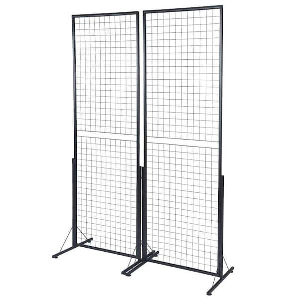 BOPOREA MEGO LLC 24.29in. x 67.56 H in Metal Decorative Grid Wall ...