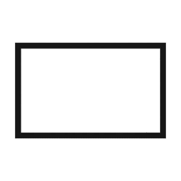 Amanti Art Mirror Makeover Avon Black 49.25 in. W x 31.25 in. H ...