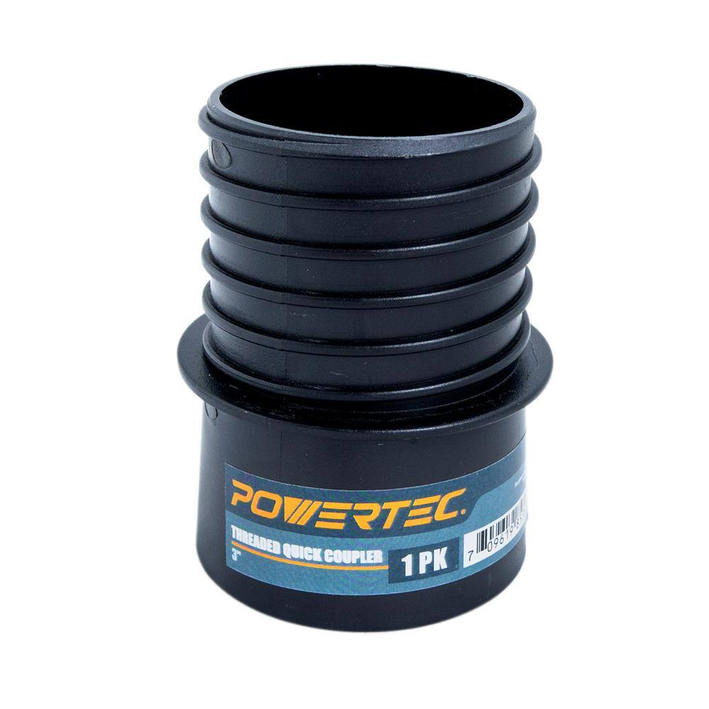 POWERTEC 3 in. Threaded Quick Coupler-70184 - The Home Depot