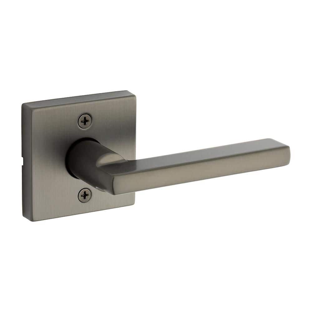 Reviews for Kwikset Halifax Gunmetal Square Half Dummy Door Handle | Pg ...