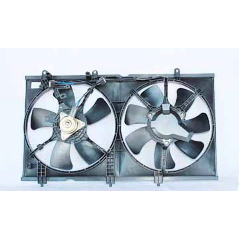TYC Dual Radiator and Condenser Fan Assembly 2003-2004 Mitsubishi ...